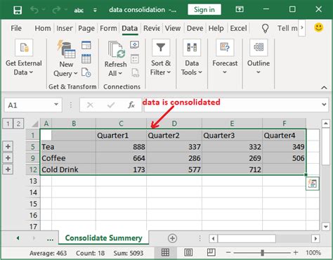 How To Consolidate Data In Excel Combining Worksheets Free Online