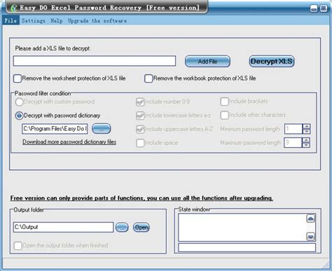 forgot password to excel spreadsheet pertaining to free easy do excel password recovery download
