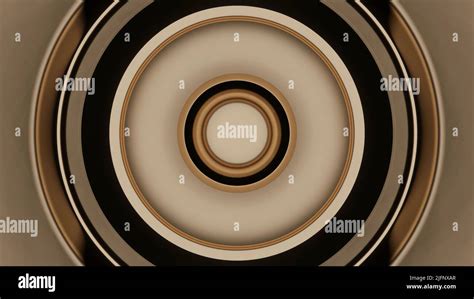 pulsating rings with musical flashes design circles of different