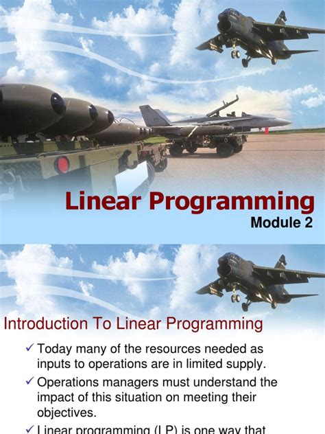 Pdf Linear Programming Model 2 Mba Ppt Dokumentips