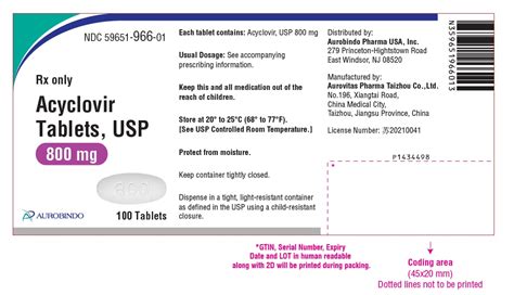 Dailymed Acyclovir Tablet