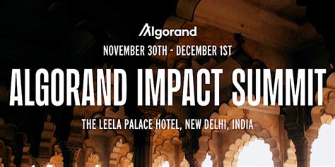 Algorand Impact Summit 2023 Crypto Events