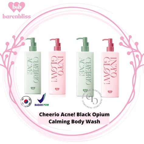 jual bnb barenbliss cheerio acne black opium and into glow mon paris body serum 300ml body wash
