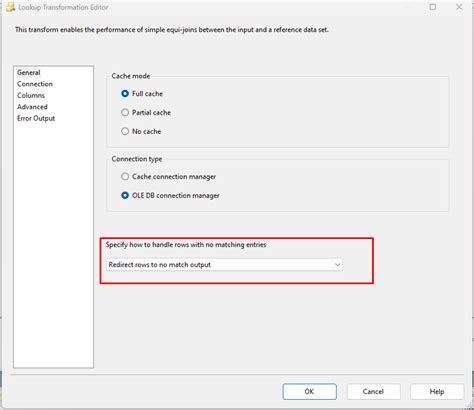 Solved Ssis Lookup No Match Output Microsoft Fabric Community