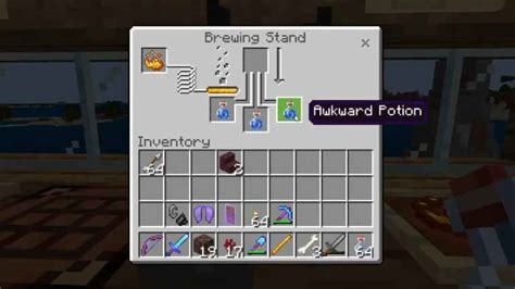 How To Make Awkward Potion In Minecraft Pro Game Guides