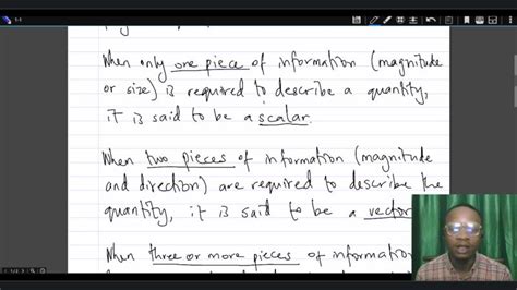 Scalars Vectors And Tensors Introduction Calculus Of Scalar And