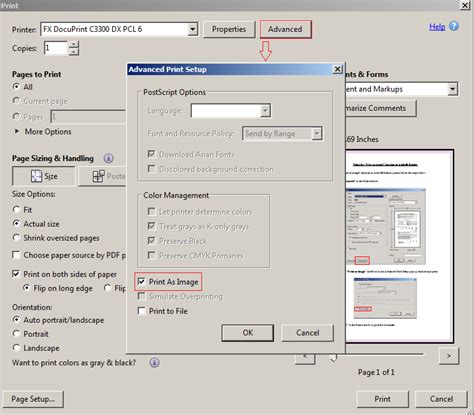 Script To Set The Adobe Print As Image Option J House Consulting