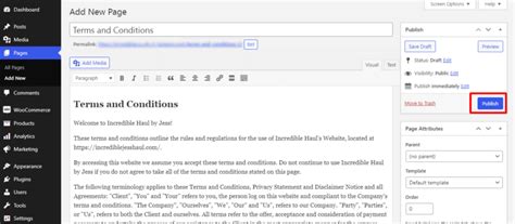 How To Add Terms And Conditions To Wordpress Quadlayers