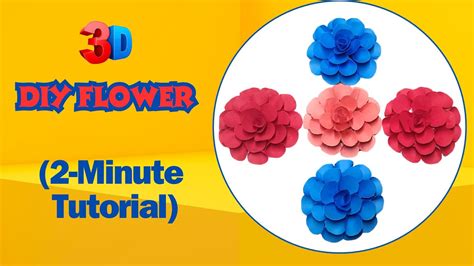 How To Make Beautiful Flower With Paper 🌸 3d Origami Diynoor Diy
