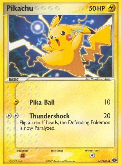 Pikachu 60106 Emerald Reverse Holofoil Game Nerdz