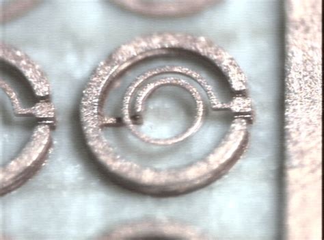 Photograph Of The Fabricated Suspended Rf Mems Inductor Download