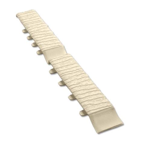 Cream Embossed 300mm Double Shiplap Cladding Butt Joint Plastic