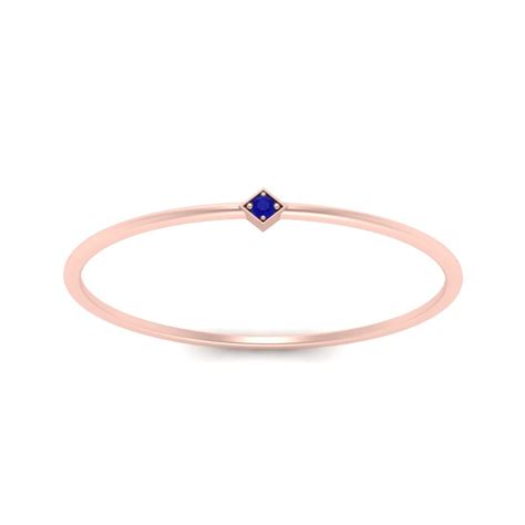 Small Single Stone Stack Band Fascinating Diamonds