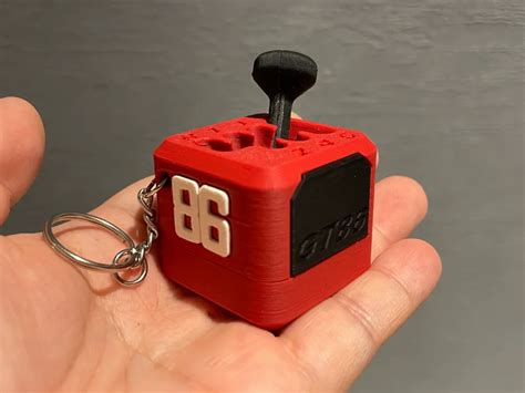 Han With Gear Shift Lock Gt86 Fidget Manualgeartoy By Han Design Makerworld Download Free 3d Models