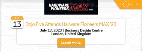 hardware pioneers max 2023 dojo five modern embedded firmware development
