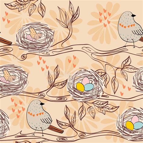 Vector Bird Nest Stock Vector Illustration Of Sketch 125975567