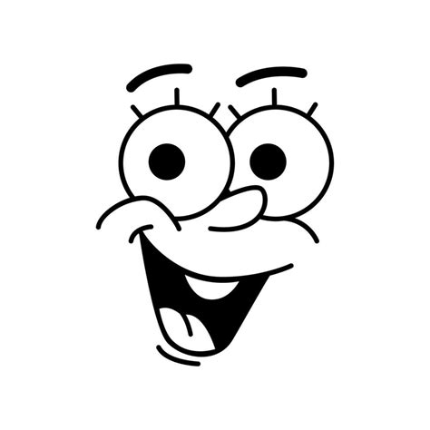 Spongebob Face Vector Art Icons And Graphics For Free Download