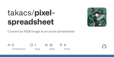 GitHub Takacs Pixel Spreadsheet Convert An RGB Image To An Excel