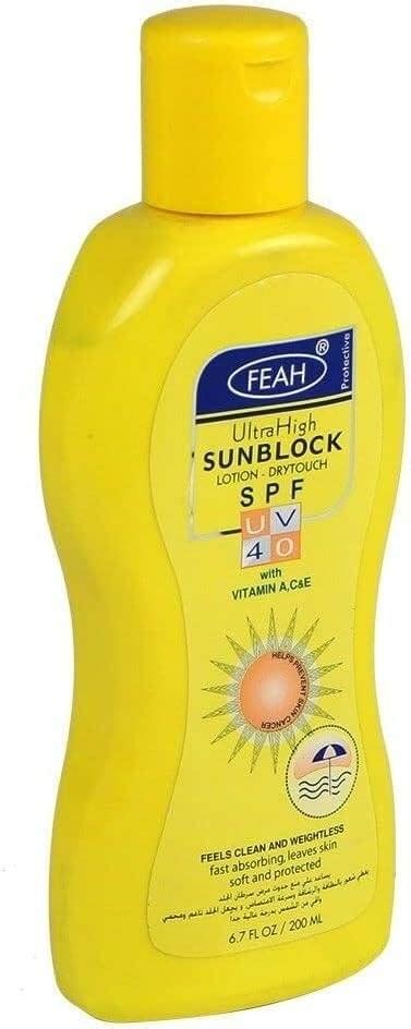 Feah Spf 40 Sunblock With Vitamin A C And E In 200ml Buy Best Price In Uae Dubai Abu Dhabi Sharjah