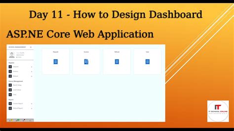 Day How To Design From Dashboard In ASP NET Core YouTube