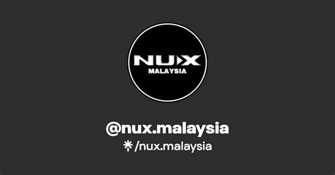 Nux Malaysia Instagram Tiktok Linktree