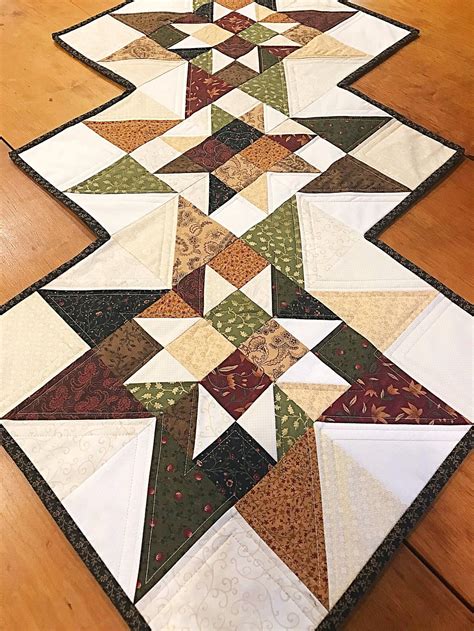 Quilt Patterns PDF Table Runner Pattern Scrappy Table Runner Etsy