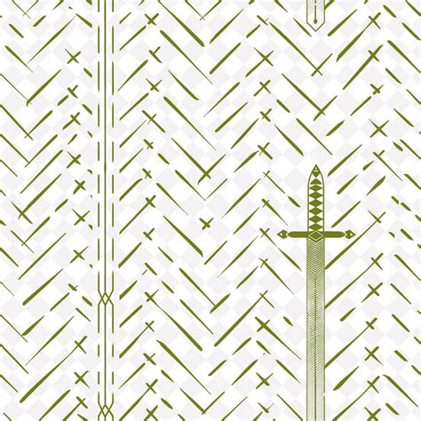 Premium Psd Herringbone Zigzag Pattern With Sword Icon And Dashed
