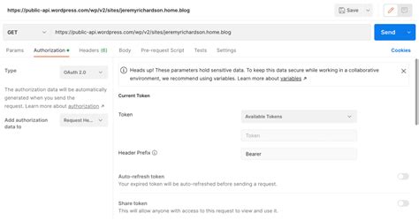 Jeremys Blog Using Postman To Access The Rest Api