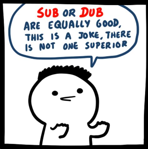 Subtitles Vs Dubbed  On Imgur