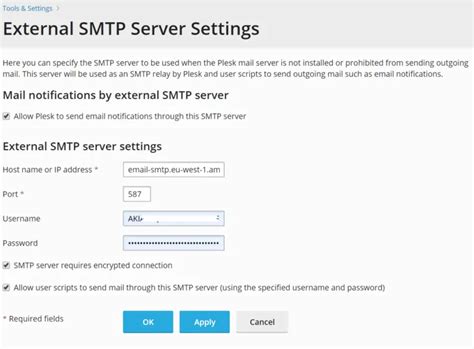 Plesk External Smtp With Amazon Simple Email Service Ses Ian Brown