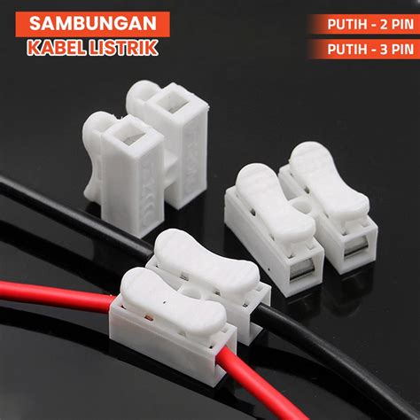 Jual Konektor Kabel Listrik 2pin 3pin Quick Connect Terminal Block