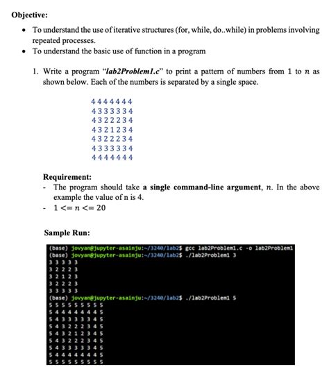 Solved Objectiveto Understand The Use Of Iterative