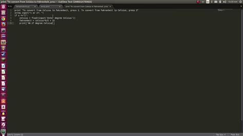 Celsius To Fahrenheit Converter In Python Youtube