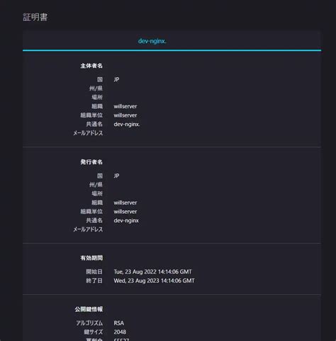 LinuxUbuntu nginx 初期設定手順 willserver for tech future