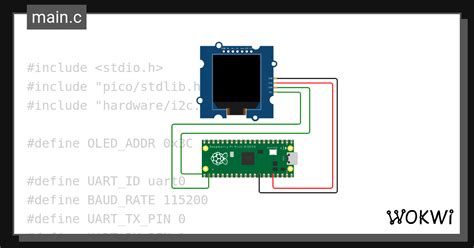 Display Oled Screen Wokwi Esp32 Stm32 Arduino Simulator