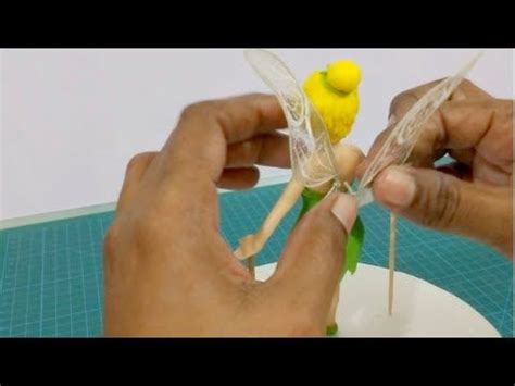 How To Make Tinkerbell Fondant Tutorial Tinkerbell Cake Topper