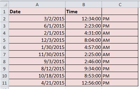 How To Split Date And Time From A Cell To Two Separated Cells In Excel