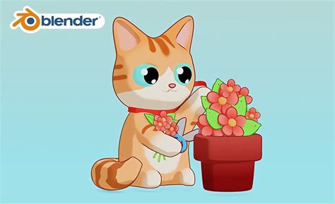 Blender 小花猫骨骼绑定 Blender教程教程 Blender（3 2） 虎课网