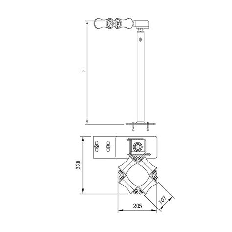 D107 Elevator Chain Guide Roller Device