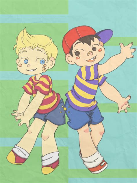 Lucas And Ness By QuackingMoron On DeviantArt Lucas And Ness By QuackingMoron On DeviantArt