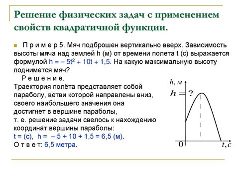 Применение свойств квадратичной функции презентация онлайн