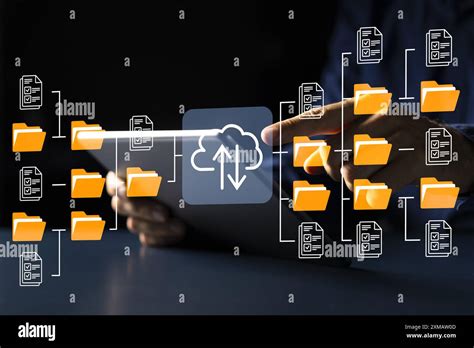 Secure Cloud Server Access African American IT Consultant Managing Online File Storage For Data