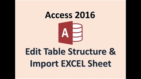 Access 2016 Tables And Design View Add And Delete Fields In Ms