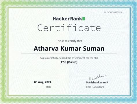 Atharva Kumar Suman On Linkedin Coding Hackerrank Frontenddeveloper Webdevelopment