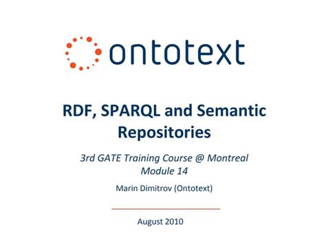 Rdf Sparql And Semantic Repositories Ppt