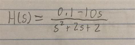 Solved Make A Magnitude And Phase Bode Plot Of This Transfer Chegg