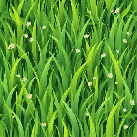 Lush 2d Grass Texture For Game Background