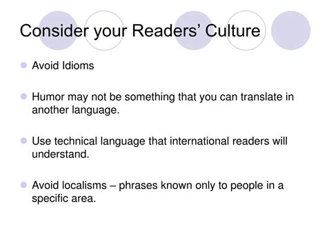 Ppt Using Reader Oriented Language Powerpoint Presentation Free