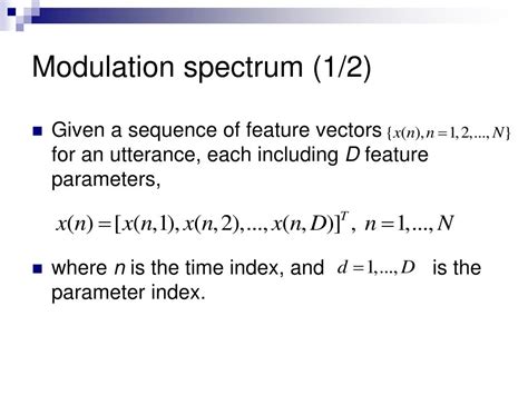 Ppt Modulation Spectrum Equalization For Robust Speech Recognition Powerpoint Presentation