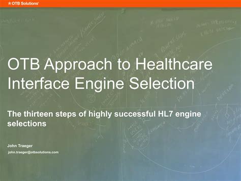 Healthcare Interface Engine Selection Ppt Healthcare Interface Engine Selection Ppt